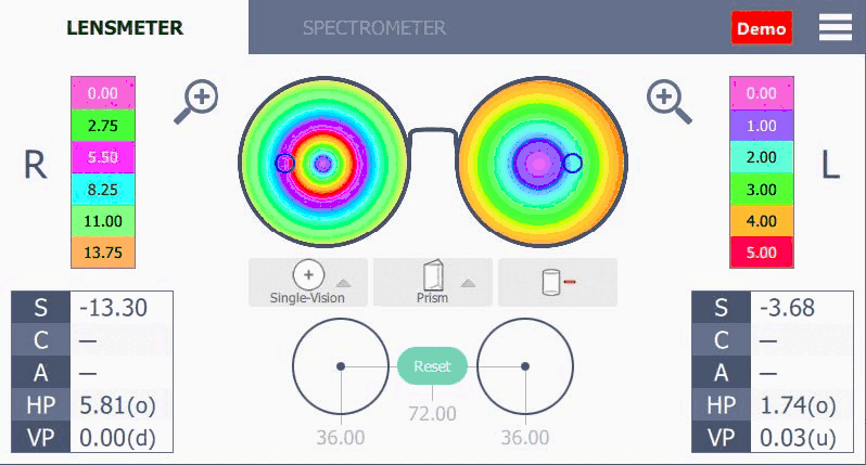 SOLOS Automatic Lens Analyzer