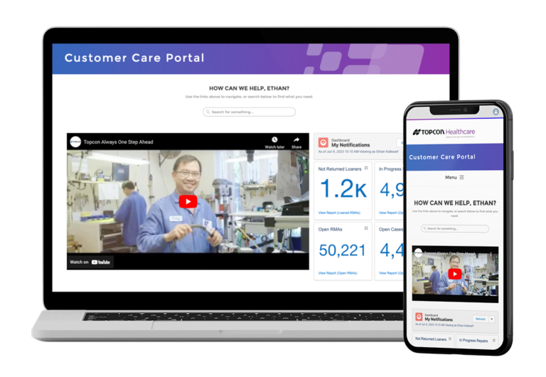 Topcon Healthcare Launches Customer Care Portal
